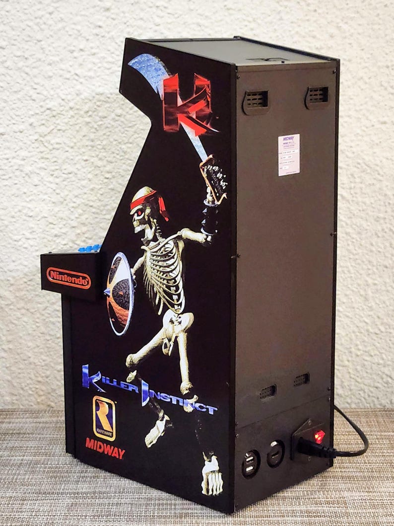 1/4 Scale Killer Instinct Arcade Cabinet. Fully Functional Miniature ...
