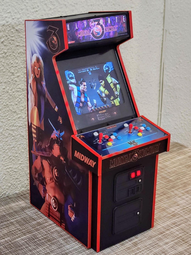 1/4 Scale Mortal Kombat 3 Arcade Cabinet. Fully Functional Miniature ...