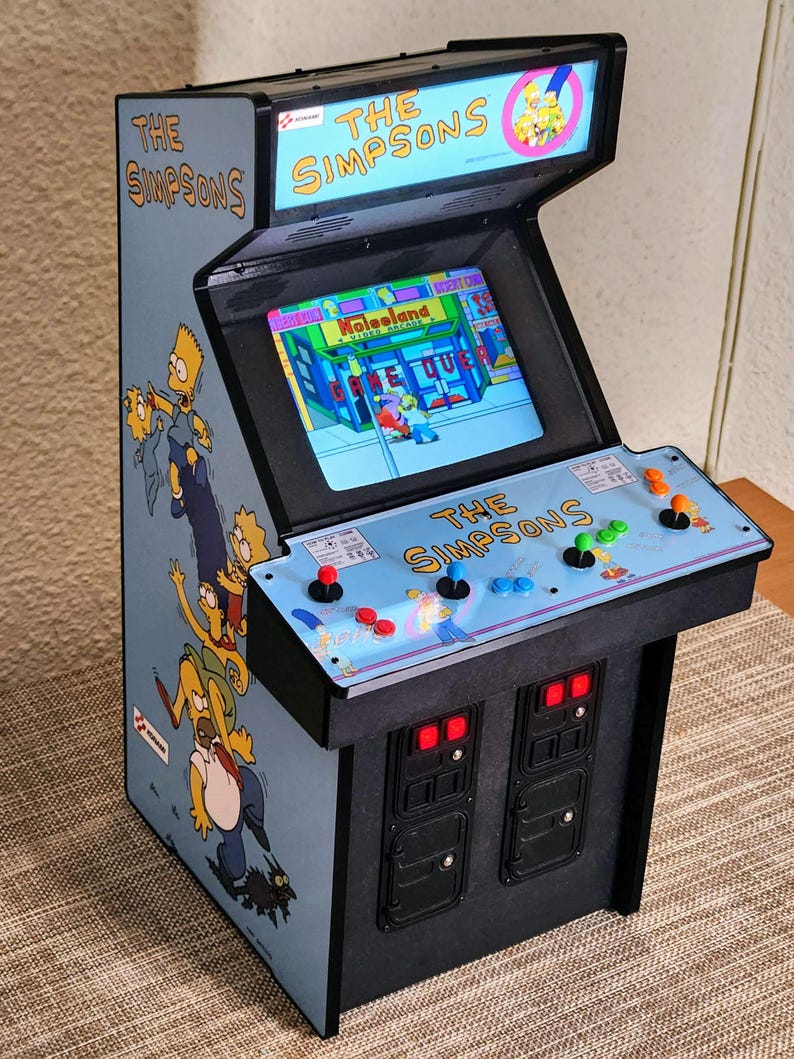 1/4 Scale the Simpsons Arcade Cabinet - Etsy