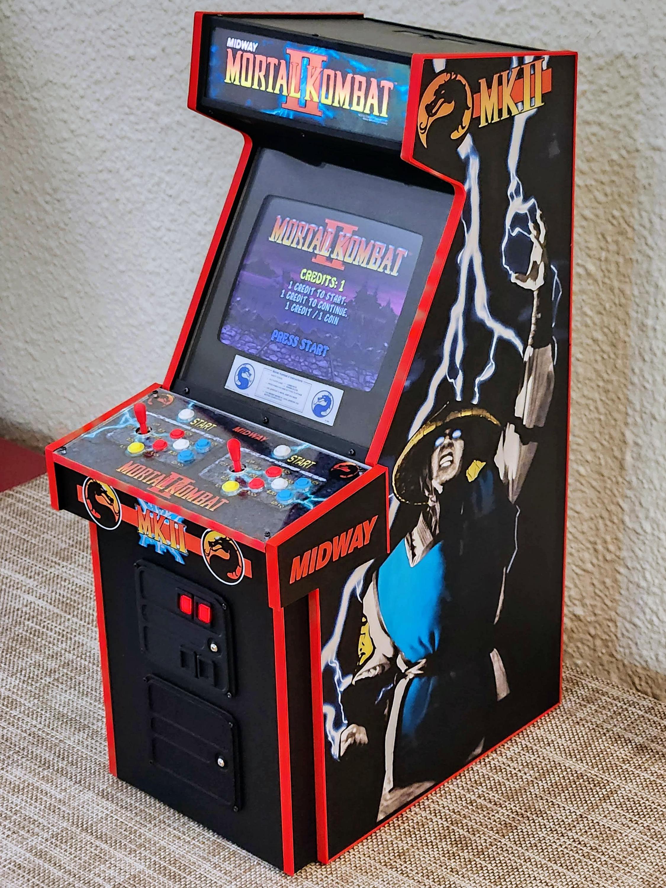 1/4 Scale Mortal Kombat II Arcade Cabinet - Etsy
