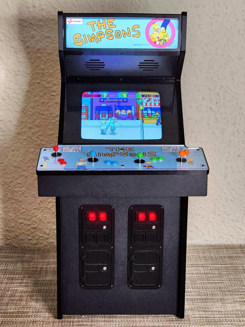 1/4 Scale the Simpsons Arcade Cabinet - Etsy