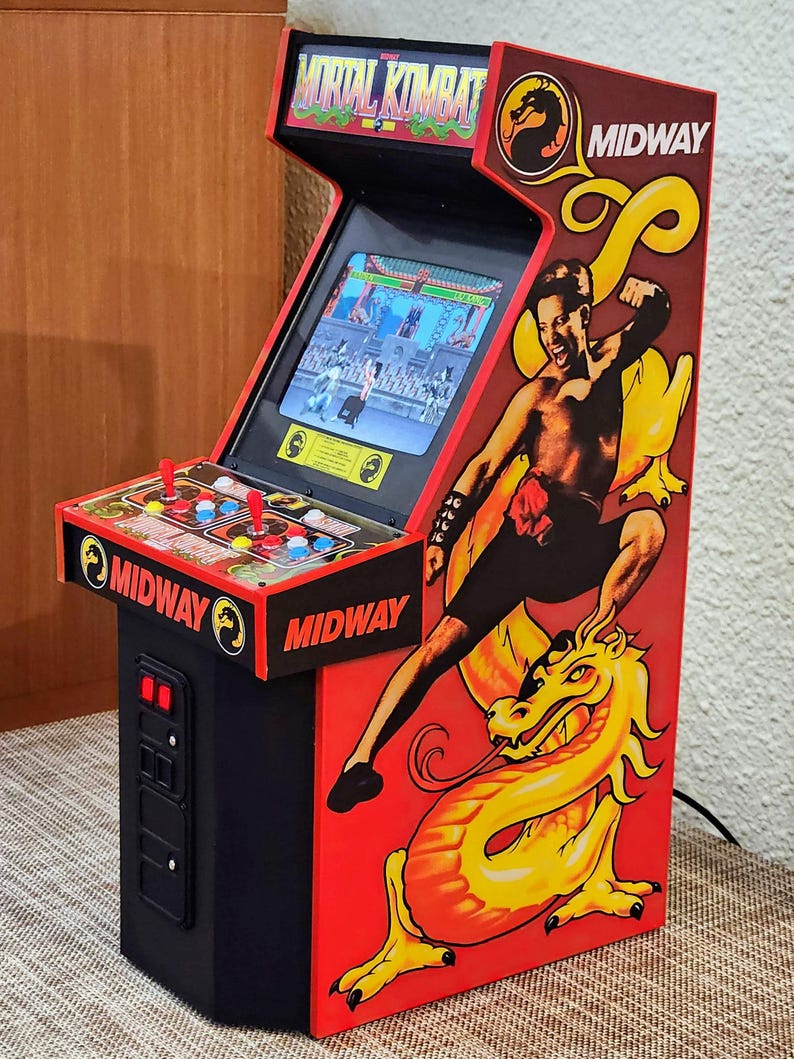 1/4 Scale Mortal Kombat Arcade Cabinet - Etsy
