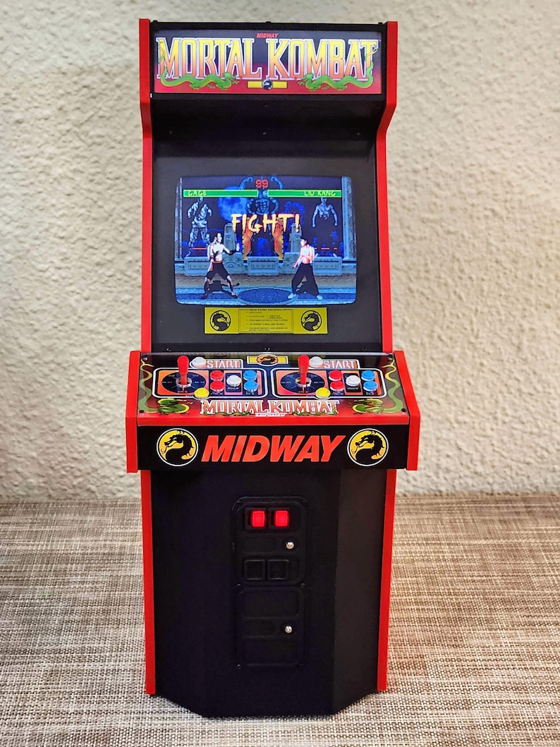 1/4 Scale Mortal Kombat Arcade Cabinet - Etsy