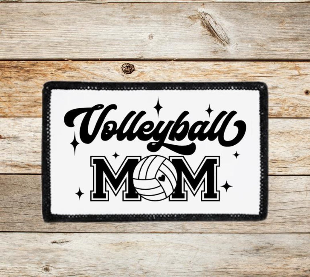 Volleyball Mom Trucker Hat Patch - Etsy