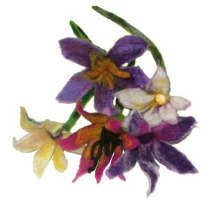 Wet Felt Flowers Pattern Tutorial Digital Ebook Pdf Patterns Instant ...