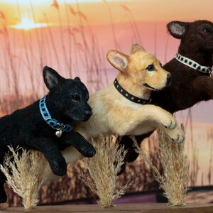 Dollhouse Miniature Dog Labrador Retriever Artist Piece Artist Sculpted ...