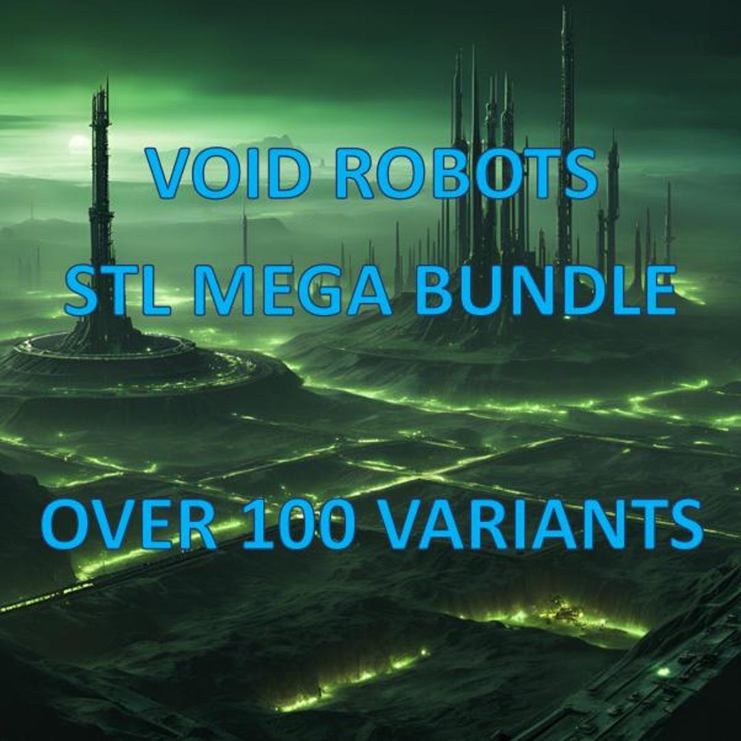 Robots From the Void Mega Bundle STL Files Over 100 Variants of Unit ...