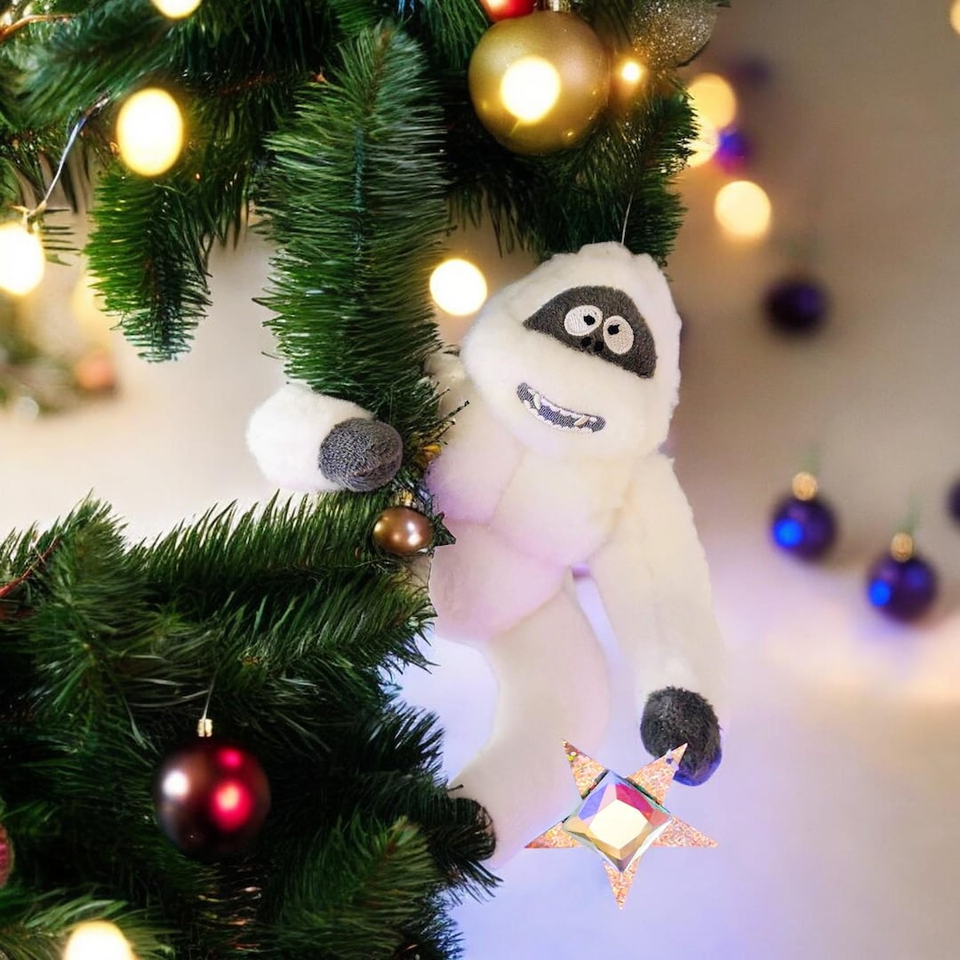 Christmas Tree Topper, Abominable Snowman Christmas Ornament, Funny ...