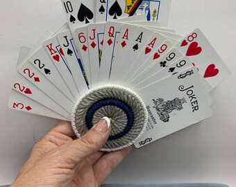 Playing Card Holder Hand Held Holds 20+ Cards Allows Tiered Sorting ...