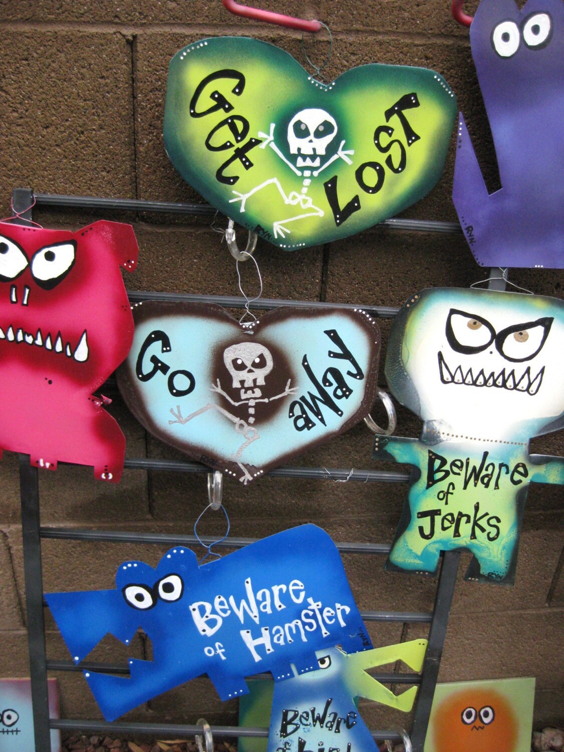 Go Away Door Sign: Metal Door Sign Front Door Sign Metal | Etsy