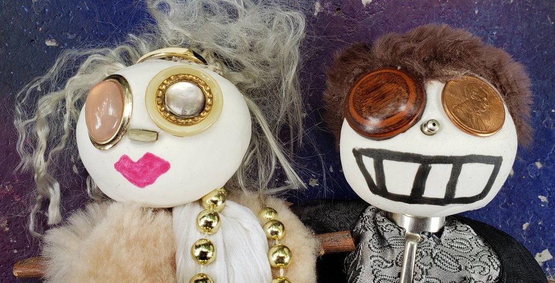 Wedding Lucky Voodoo Doll Couple - Etsy