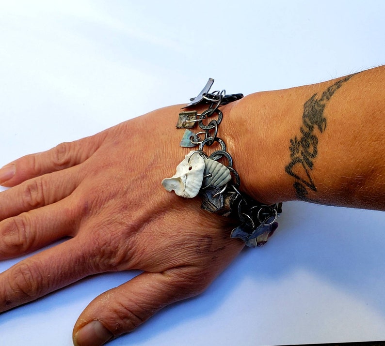 Sanibel Shell Charm Bracelet Lucky Shell Bracelet Reiki - Etsy