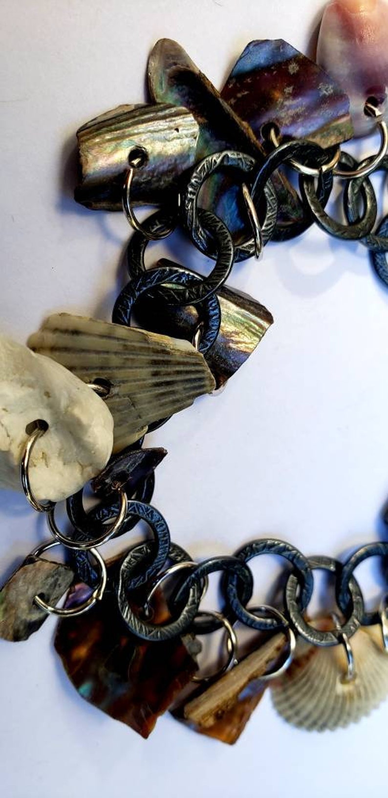 Sanibel Shell Charm Bracelet Lucky Shell Bracelet Reiki - Etsy