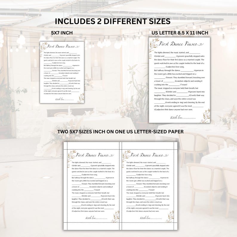 20 Funny Wedding Mad Lib Stories | Wedding Mad Lib Stories for Bridal ...