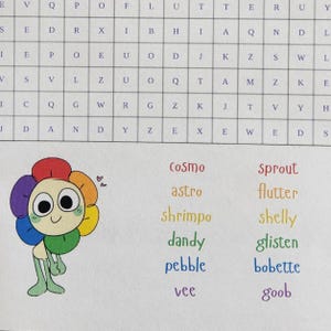 Dandy's World Word Search Party Activity Printable - Etsy
