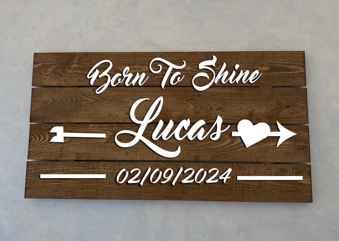Custom Wooden Name Plaque | Personalized Family Surname Sign | Rustic ...