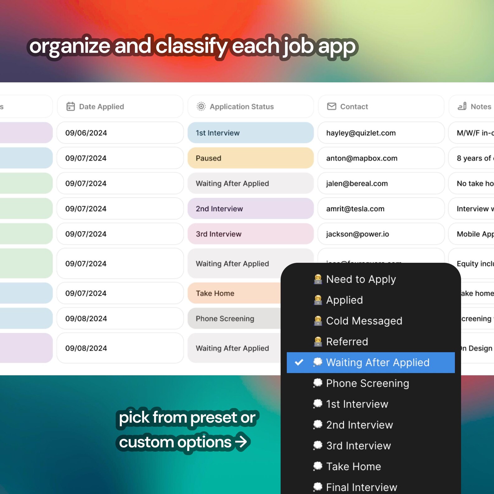 My Job Tracker | a Customizable Figma Template for Your Job Hunt | Job ...