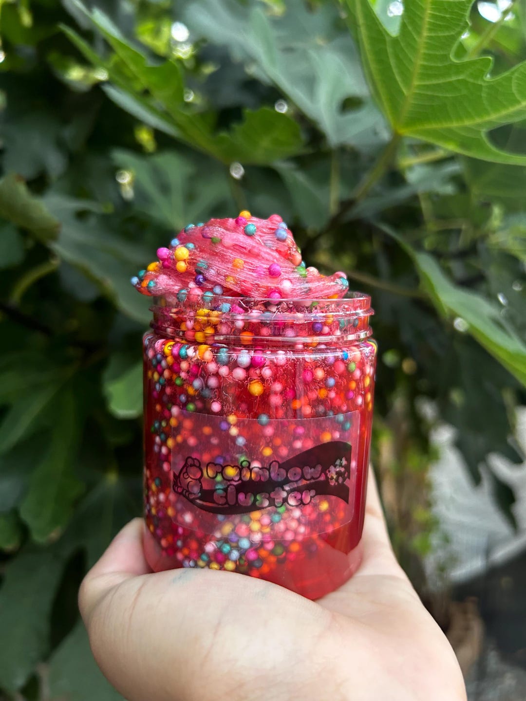Rainbow Cluster Slime - Etsy