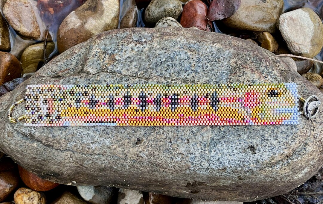 Beaded Golden Trout Pattern Bracelet MADE TO ORDER - Etsy