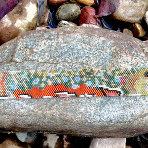 Miyuki Delica Brook Trout Pattern Bracelet, Made to Order Please Read Description Update - Etsy