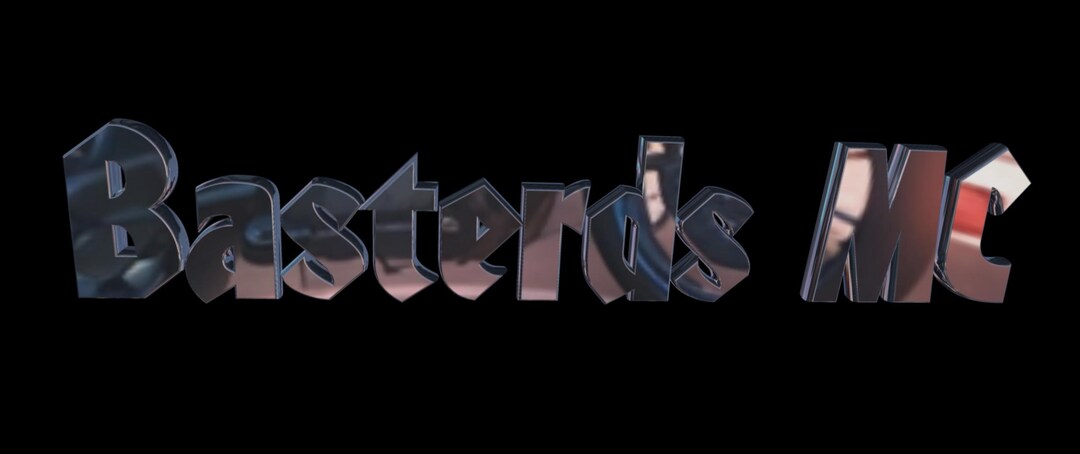 Basterds MC Logo Chrome 3D Animation for Twitch GTA5 RP & Role Play. - Etsy