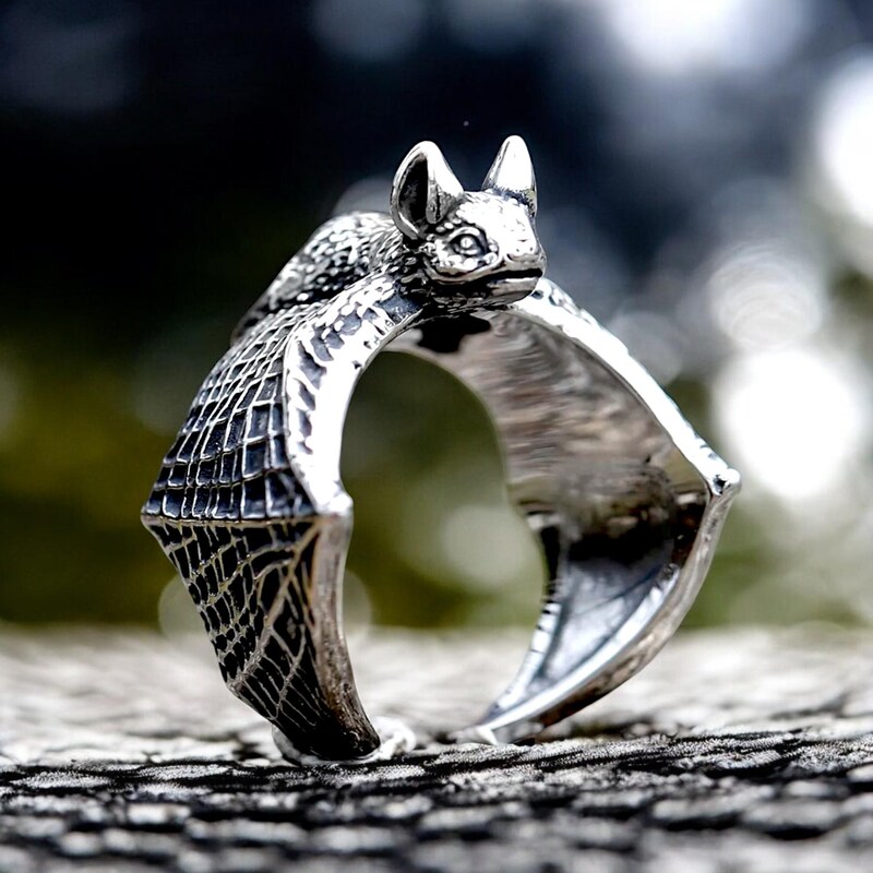 Bat Ring - Etsy