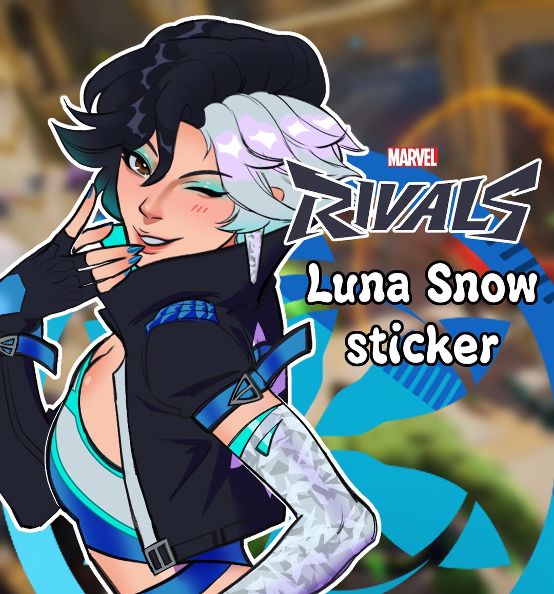 Marvel Rivals Luna Snow Sticker | Cute Vinyl Sticker | Anime Sticker ...