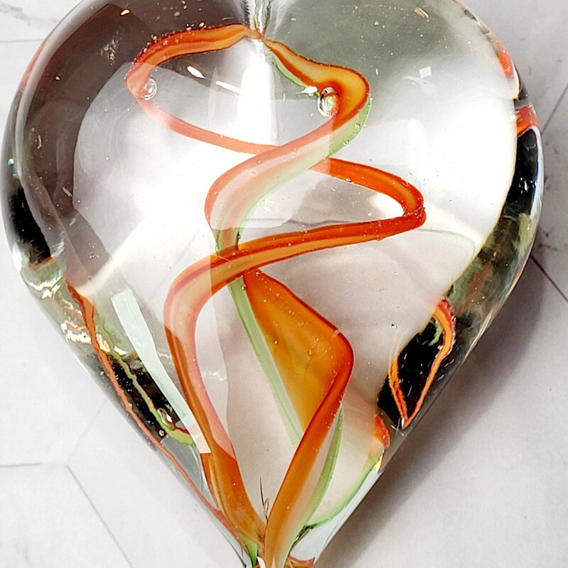 Glass Heart - Etsy
