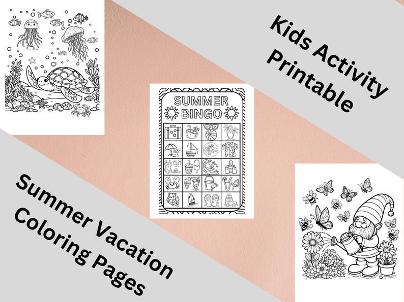 20 Printable Summer Coloring Pages for Kids| Activity Pack for Vacation ...
