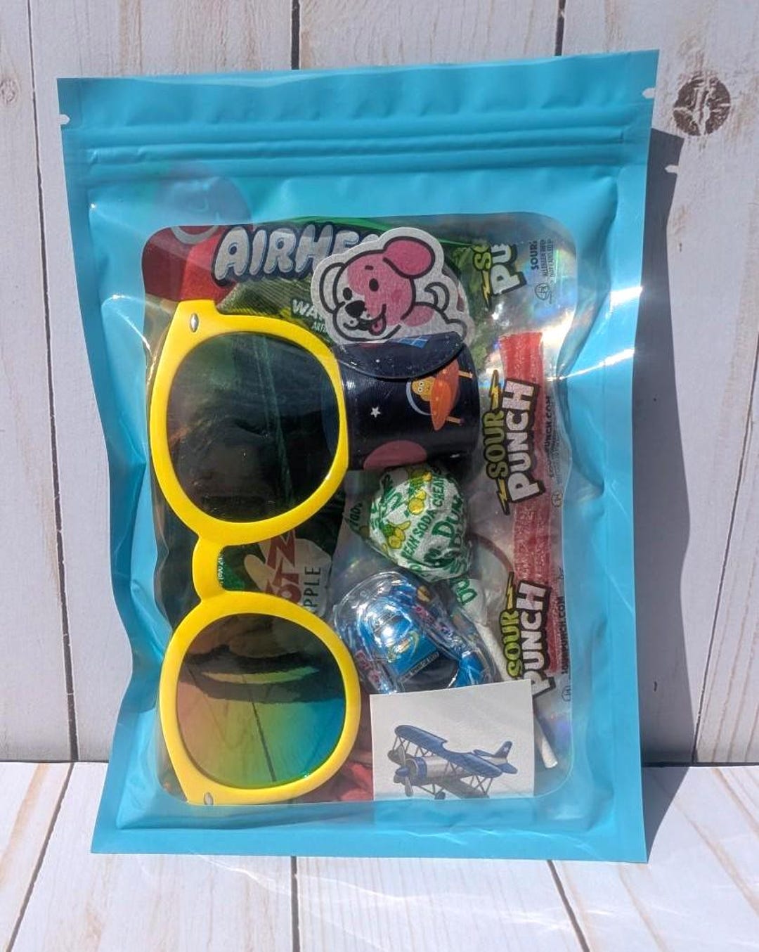 Boys Pre Filled Party Bags Summer Goodie Bags Sunglasses Toys Candy ...