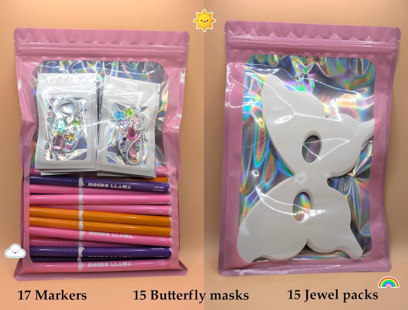 DIY Butterfly Mask Party Activity Pack: Kids Costume, Classroom Fun - Etsy