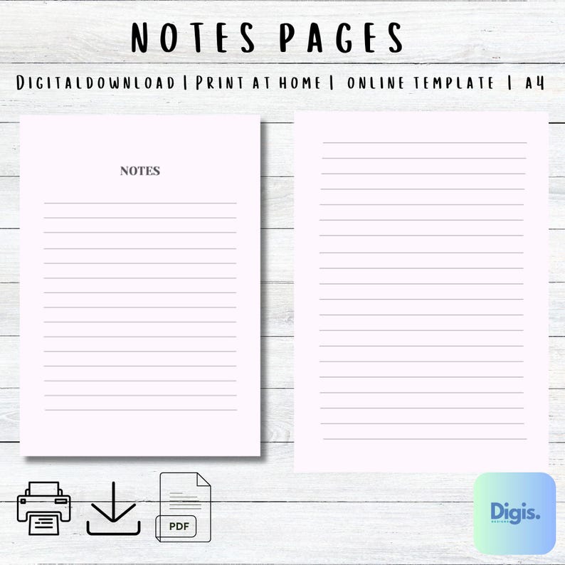 Editable Monthly Calendar Template - Digital Planner PDF & Canva Link ...