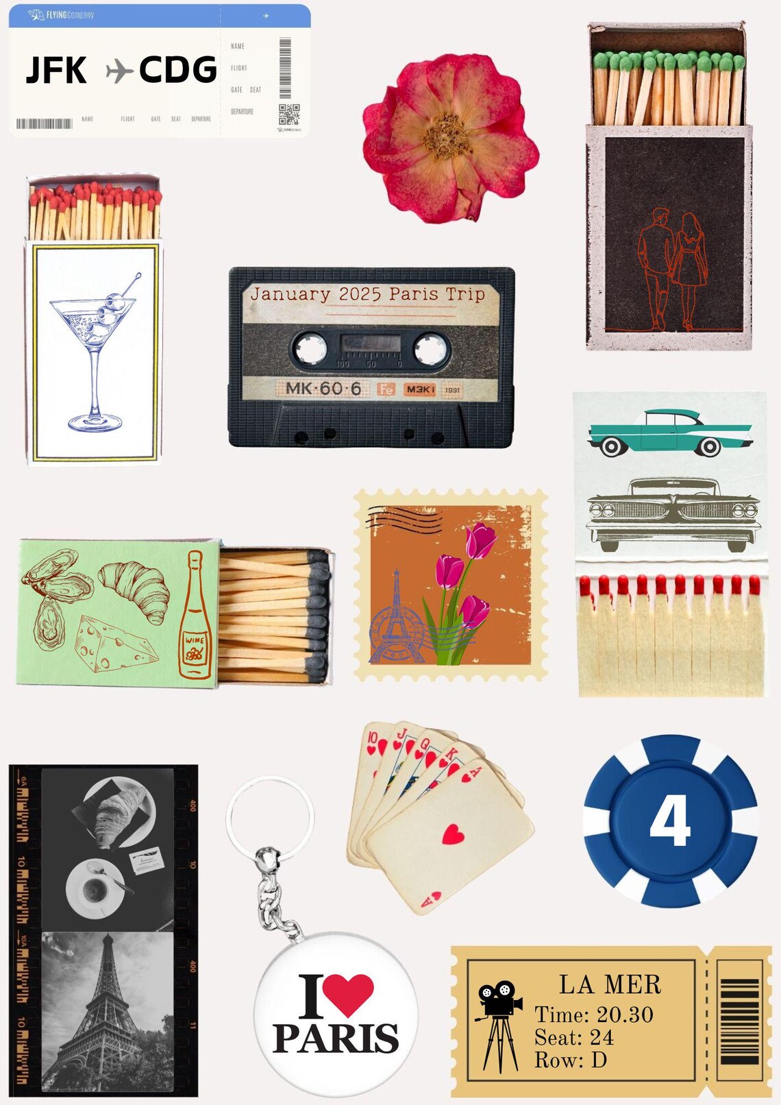 Matchbox and Memories Print A4 DIGITAL TEMPLATE - Etsy