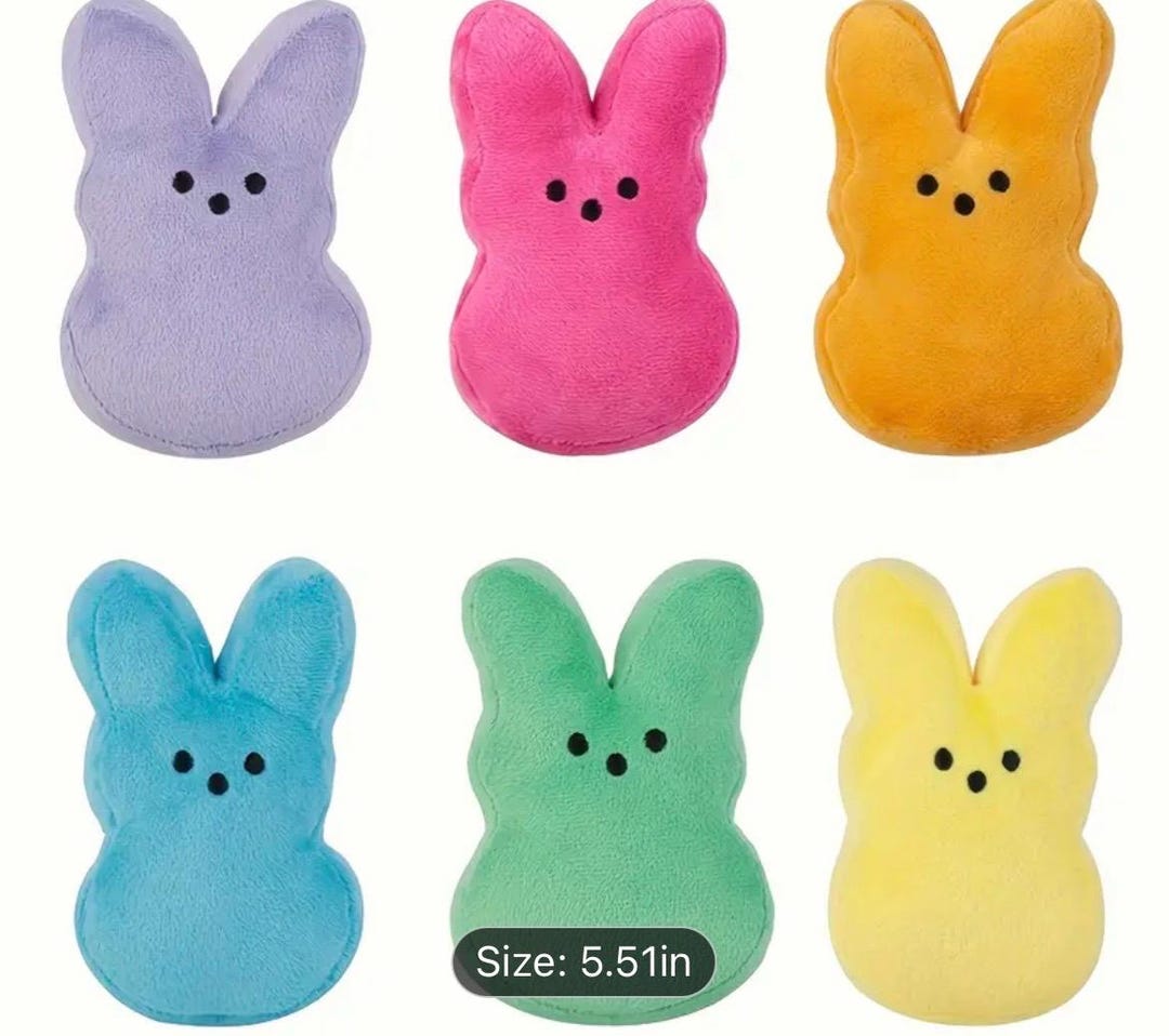 Personalized Plush Peeps - Etsy