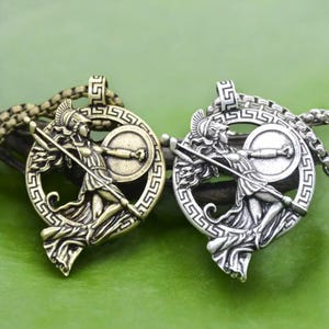 Athena Necklace | Greek Goddess Pendant | Warrior Goddess Jewelry ...