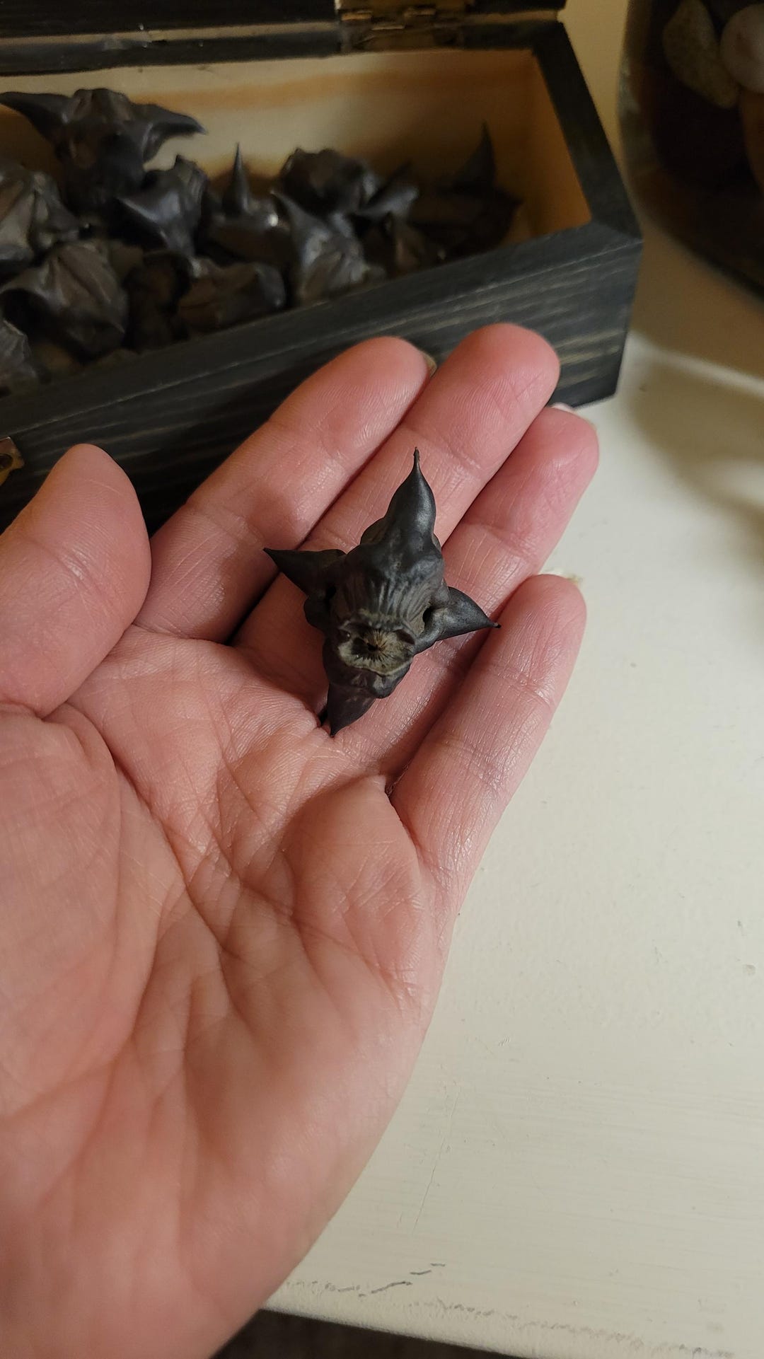 Devils Head , Bat, Calthrop Pod - Etsy