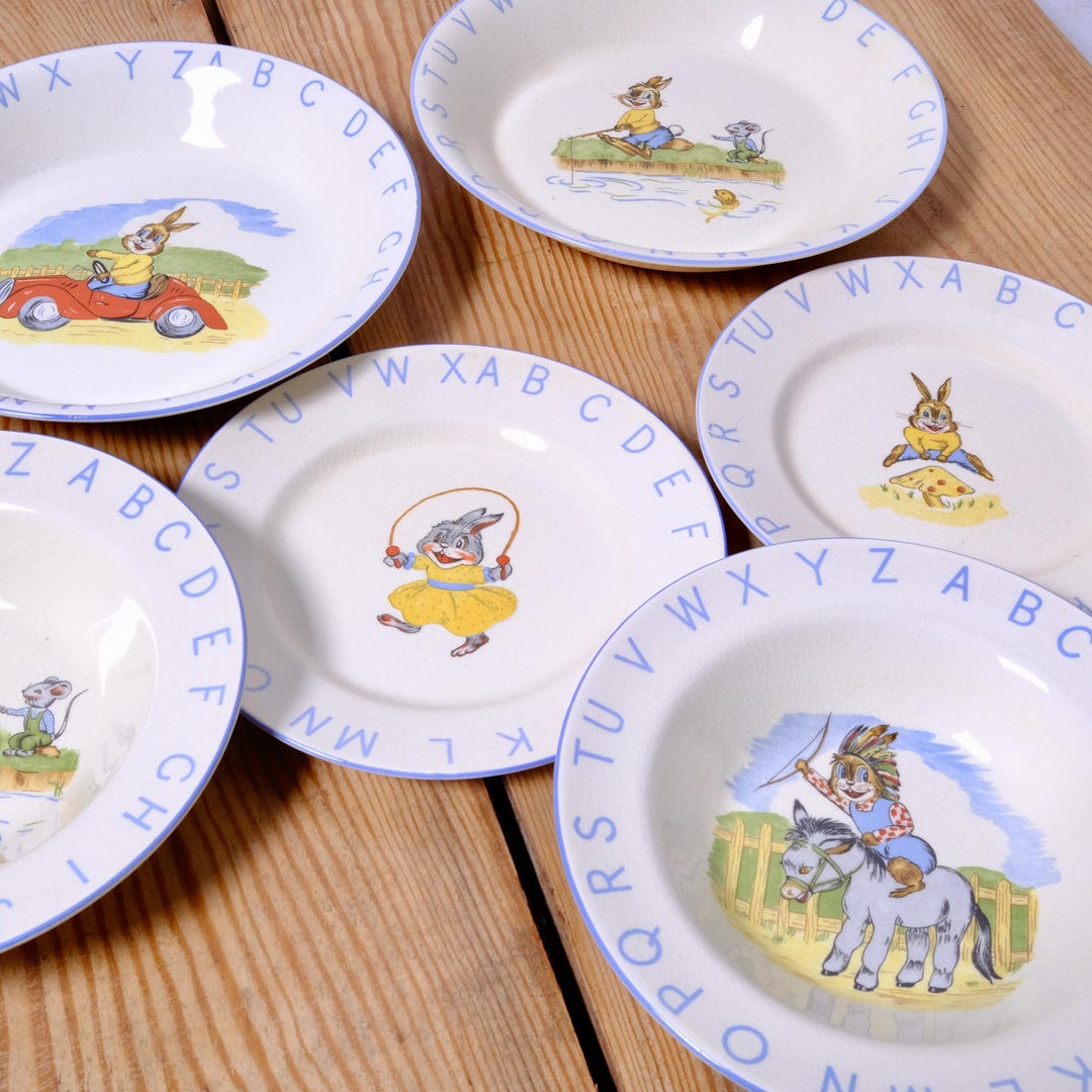 Lord Nelson Ware Alphabet Plates Children's Plate Set - Etsy