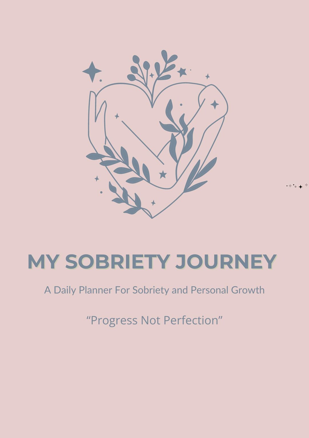 Sober Planner Printable Sobriety Journal Recovery Tracker Daily Sober ...