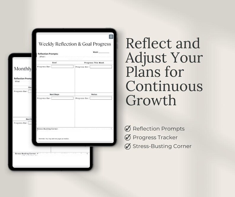 Goal Setting Planner Entrepreneur Goal Setting Planner Business Owner ...