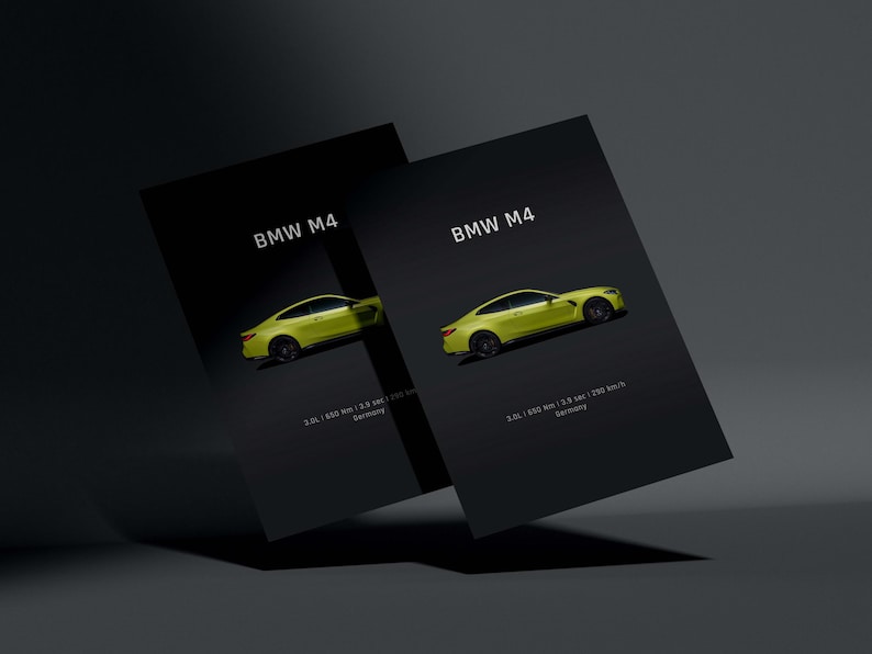 BMW M4 Poster | Digital Download | Hyper Car Poster | Super Car Print | Art Print | Poster ...