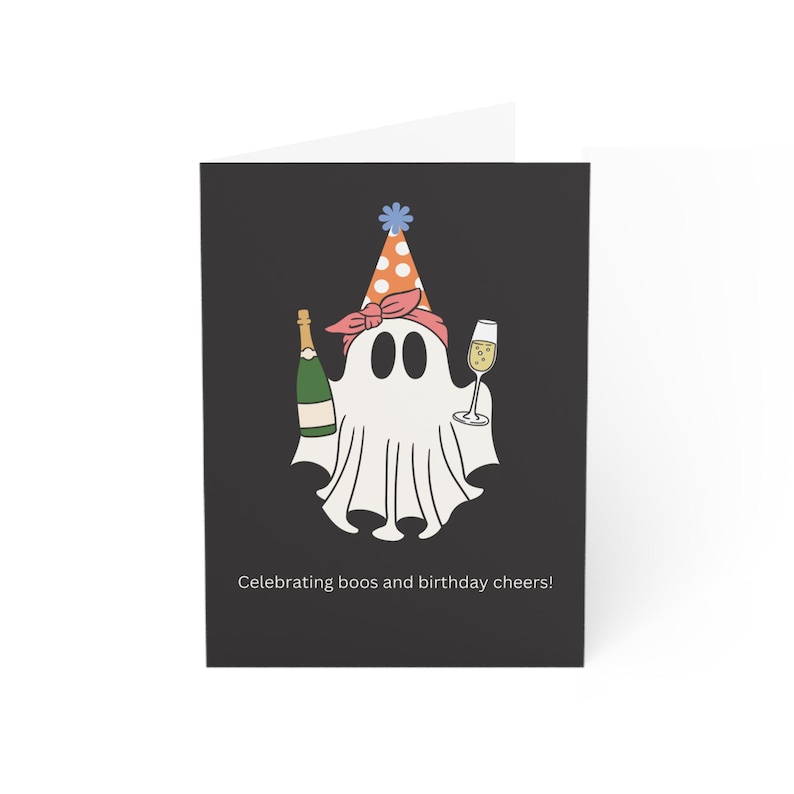 Cute Ghost Birthday Halloween Card | Spooky Celebrations | Greeting ...