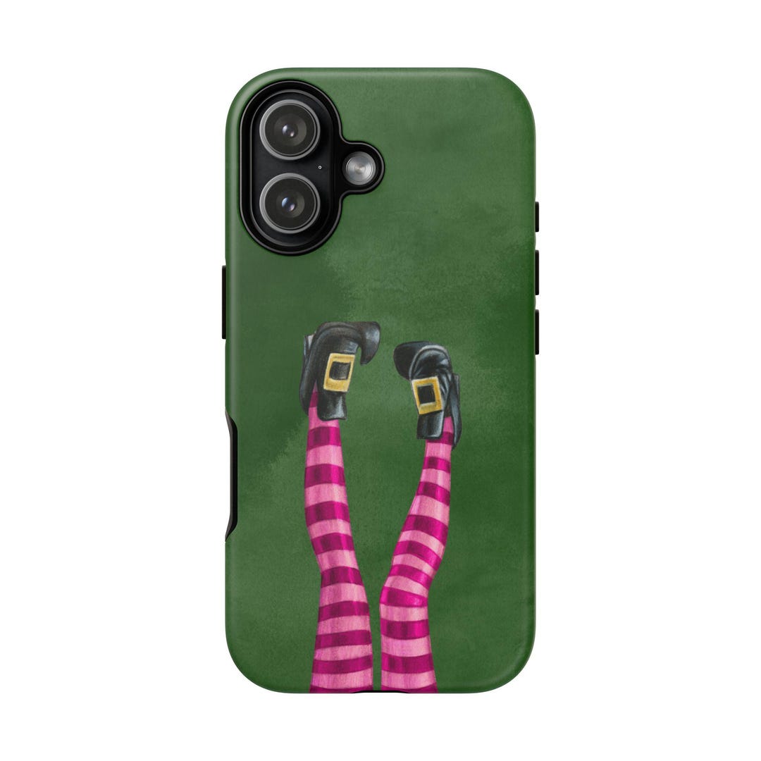 Witch Legs Halloween iPhone Case: Spooky Tough Phone Cover - Etsy