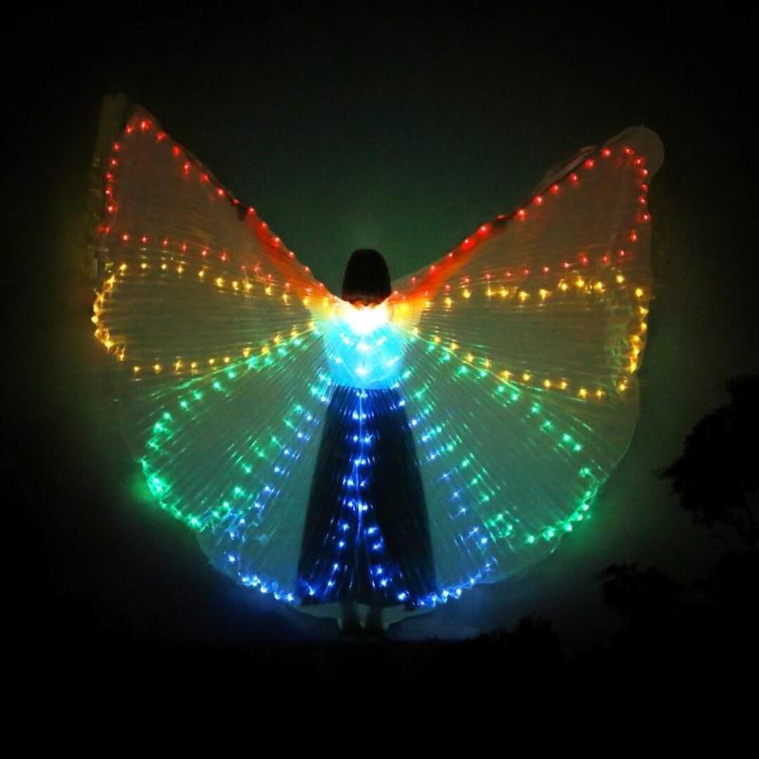 LED Butterfly Wings | Light up Fairy Wings | Illuminated Costume Wings ...