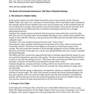 The Kids' Book of Enchanted Adventures: 250 Mystical Tales to Discover ...