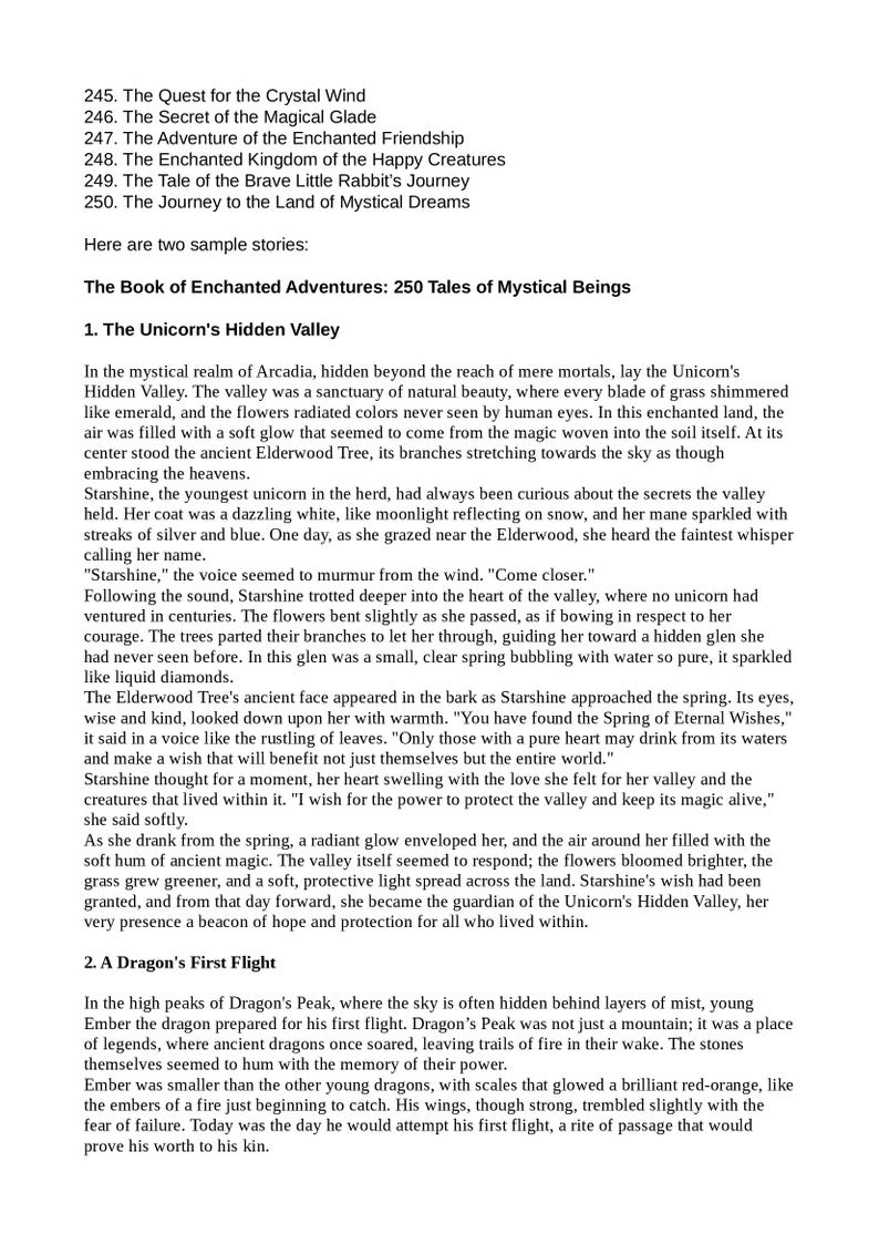 The Kids' Book of Enchanted Adventures: 250 Mystical Tales to Discover ...