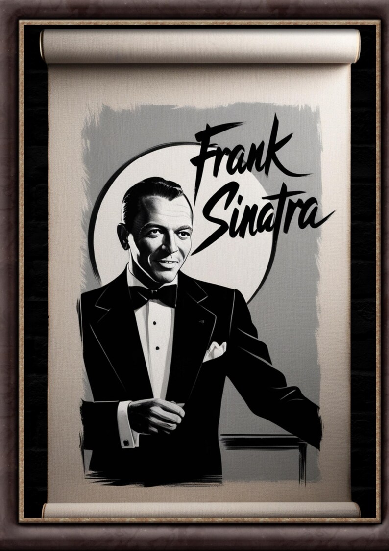 Frank Sinatra Digital Poster| Digital Printing | Digital Download | Art ...