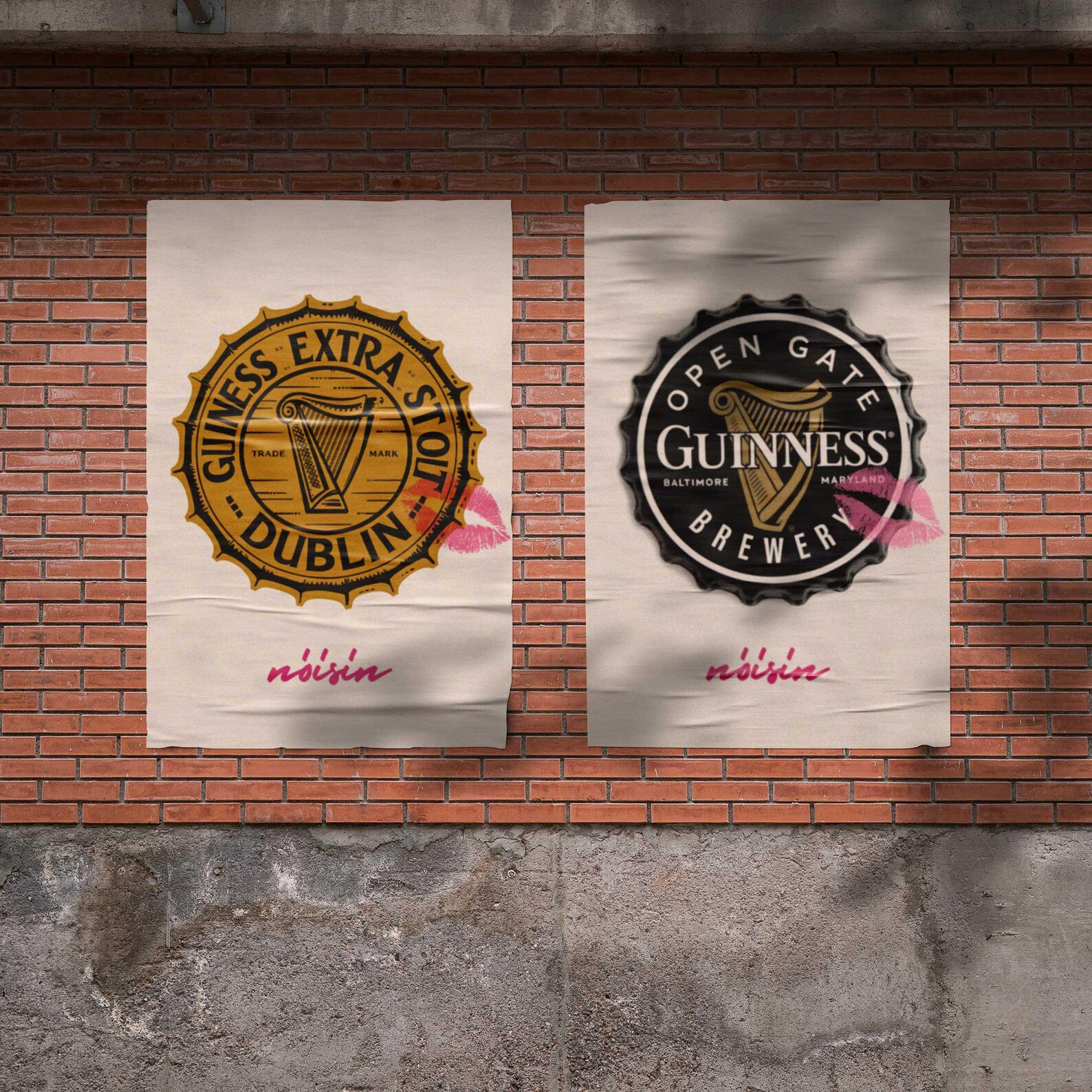 Set of 4 | Guinness Wall Art | Print of Guinness | Throwback Home Decor ...