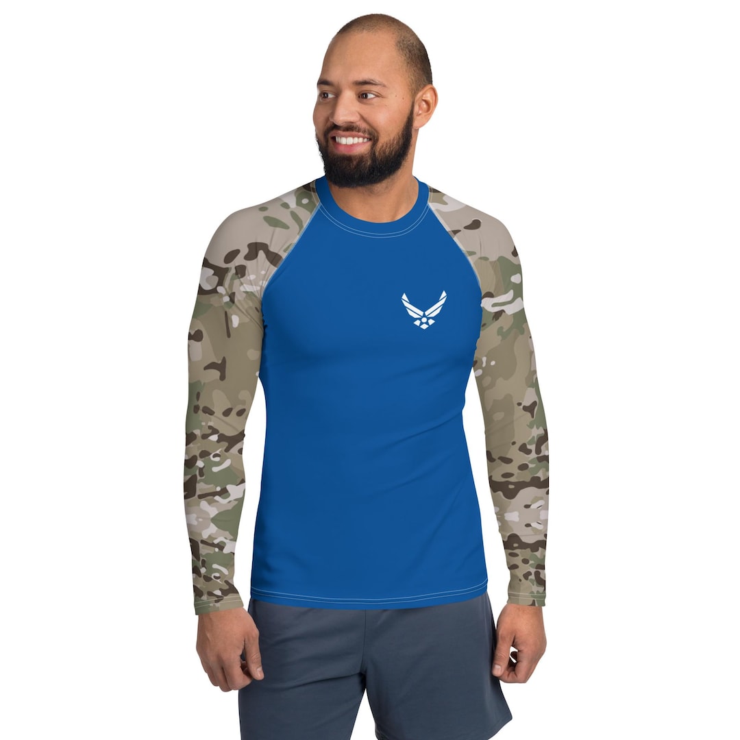 U.S. Air Force BJJ Rash Guard for Men, U.S. Air Force, BJJ Rash Guard ...