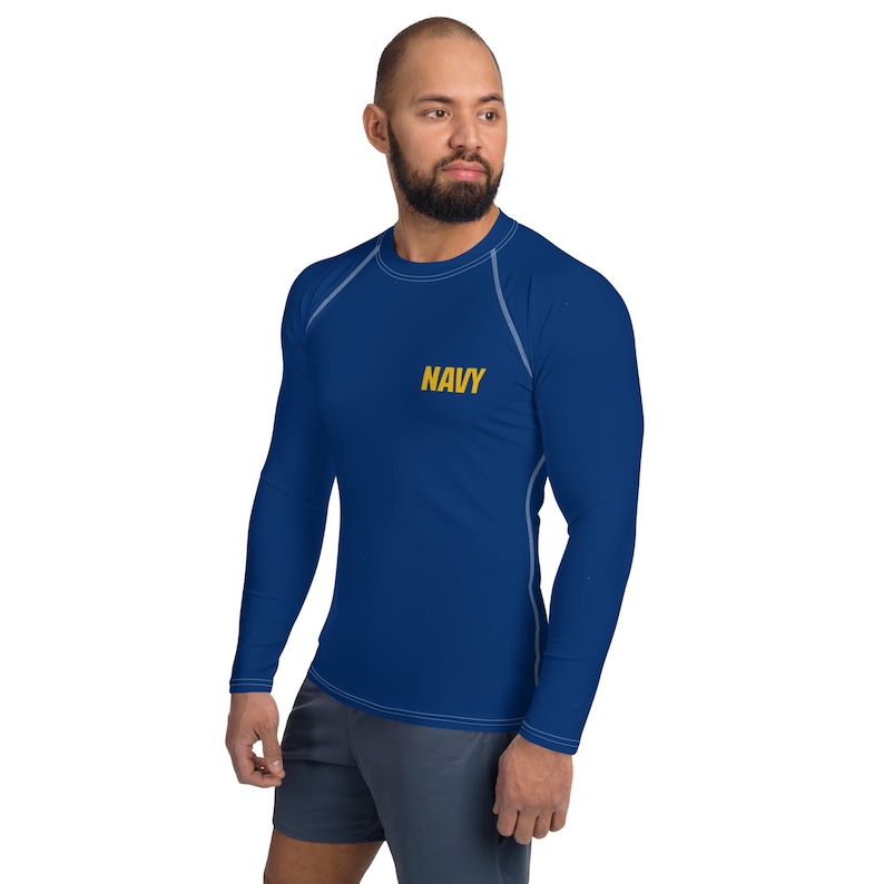 U.S. Navy BJJ Rash Guard for Men, BJJ Rash Guard, Jiu Jitsu Rash Guard ...