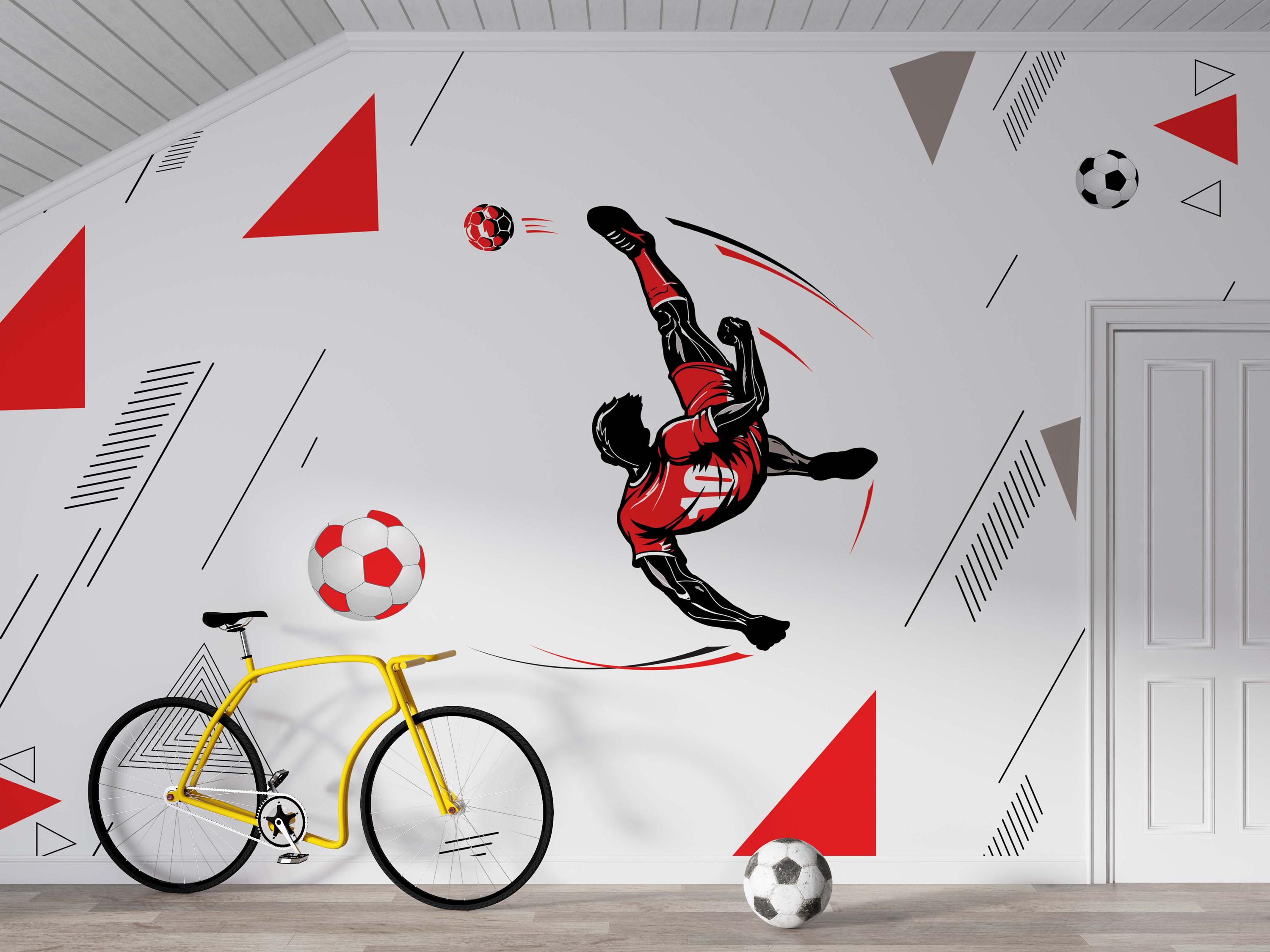 Football Player Wallpaper, Football Wallpaper Peel and Stick Sports ...